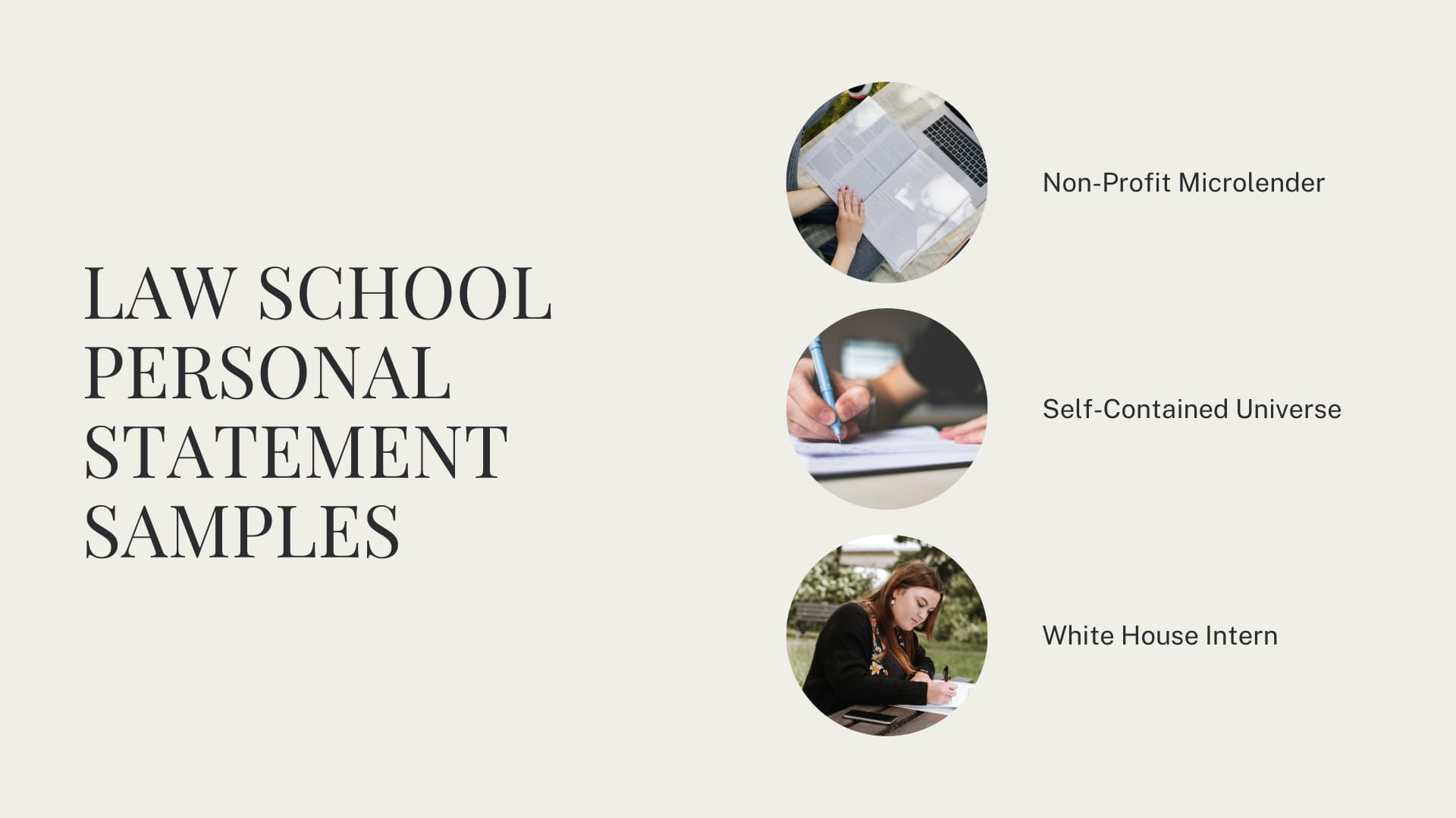 Law School Personal Statement Samples Best College Admission Consultants