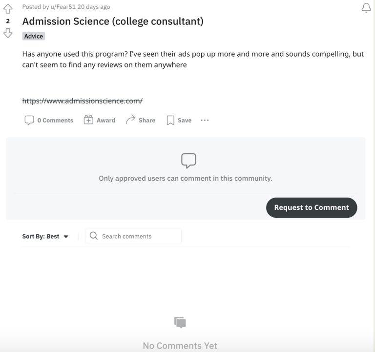 Admission Science Review: Does It Worth It in 2025?